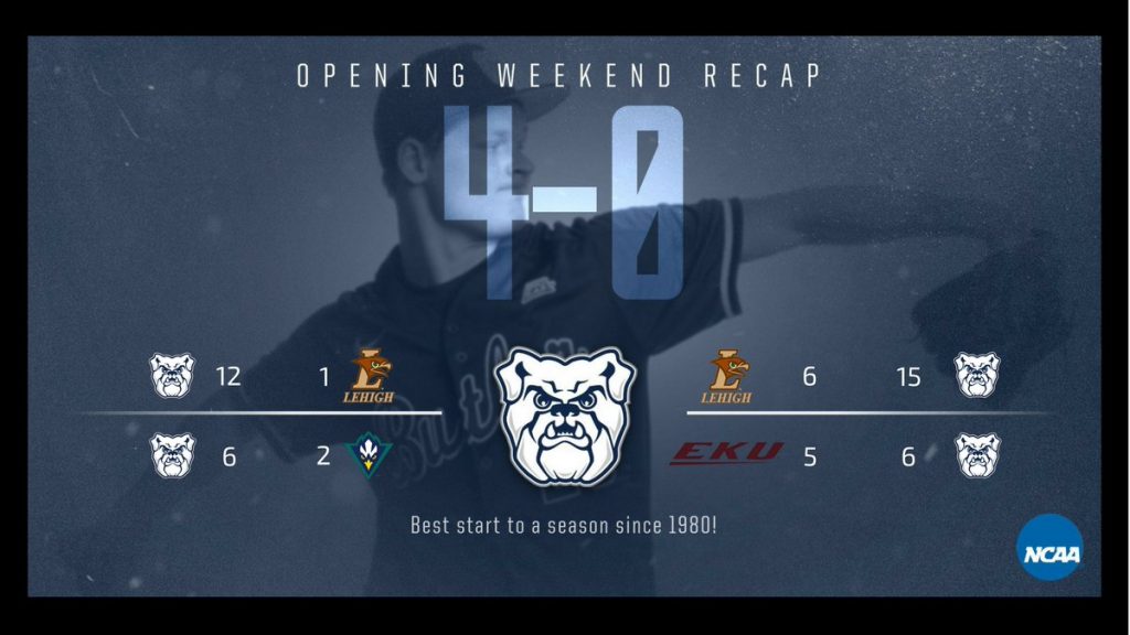 Recap: Butler baseball sweeps weekend series to begin season ...